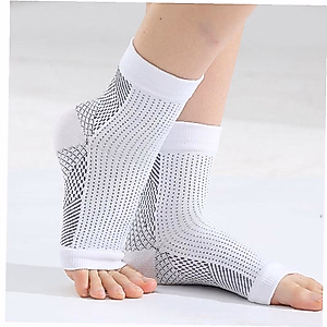 3pair Plantar Fasciitis Support Socks Men Women Sleeves for Weak Ankles Arches Heels - Pain Relief Night Splint Sock