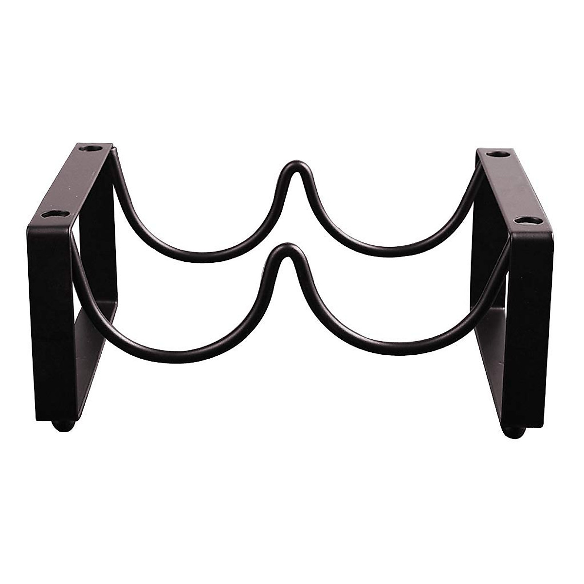 sleeri Wine Rack Countertop, Cabinet Wine Holder Storage Stand, 1 Tier Stackable Wine Rack, Hold 2 Bottles - Wine Rack Storage Organizer Holder for Wine, Beer, Pop/Soda, Water, Stackable/ 1 Pcs