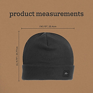 Turtle Fur The Hat Watch Cap Original Fleece Heavyweight Beanie, Carbon