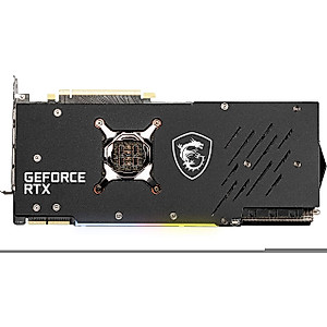 MSI Gaming GeForce RTX 3090 24GB GDRR6X 384-Bit HDMI/DP Nvlink Tri-Frozr 2 Ampere Architecture OC Graphics Card (RTX 3090 GAMING X TRIO 24G) (Renewed)