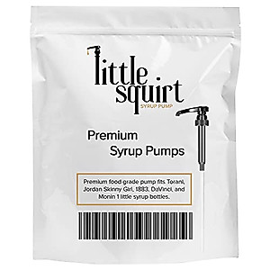 4-Pack Black Coffee Syrup Pump Dispenser, Fits 750ml 25.4oz Torani, Starbucks, Skinny, DaVinci, Monin Bottles, Coffee Syrup Dispenser