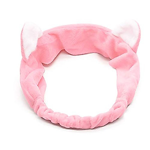 Miya Lulu Cute Cat Ears Wash Face Hairbands Ears Tools Daily Hair Headbands Party Makeup Party Hairband Accessories Gift Vacation Headdress Cute Cat For Women Girls Turban Cute 3 PCS