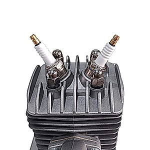 CDHPOWER 2 Stroke LD90 Motor w/o CDI -Upgraded pk80 Motor Silver Color Engine-Gas Motorized Bicycle 66cc/80cc