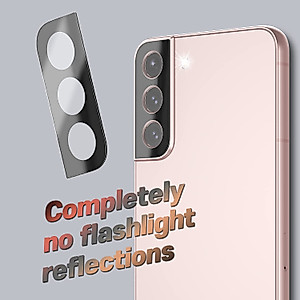 [Dome Camera EZ] Galaxy S22 Camera Protector by Whitestone [One Touch EZ Installation] - Two Pack