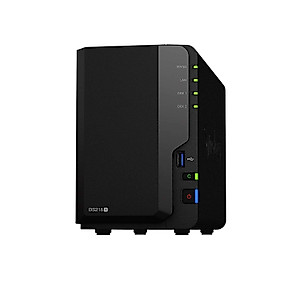Synology DiskStation DS218+ 2-Bay NAS Enclosure, Dual-Core 2.0GHz, No HDD