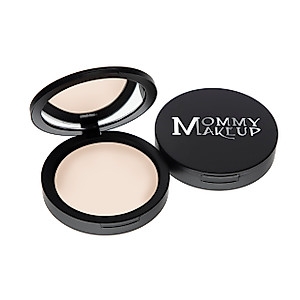 Mineral Dual Powder - 4-in-1 Pressed Mineral Foundation with SPF 15 for Flawless Glow - Oil-Free, Talc-Free, Gluten-Free, 0.45 oz (Lullaby - Light) by Mommy Makeup