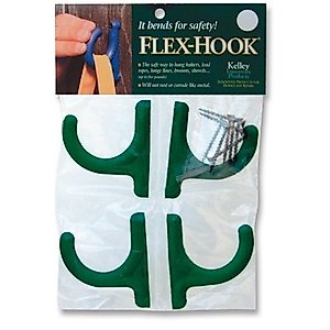 Triplekind 4-Pack of Single Flex-Hooks, Forest