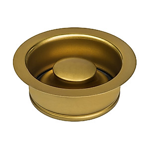Ruvati Garbage Disposal Flange for Kitchen Sinks - Brass/Gold Tone Stainless Steel - RVA1041GG