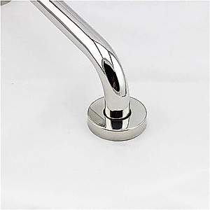 Grab Bars for Elderly, Accessible Toilet Handrails, No-Slip Balance Handle Bathtub Support Grab Rails Stainless Steel Kitchen Stairway Handrail-Mirror Bright||43cm