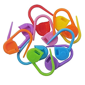 Premier Yarns Retro Velvet Yarn - Big Ball 9.8 Oz - 2 Pack Bundle with Bella's Crafts Stitch Markers (Navy)