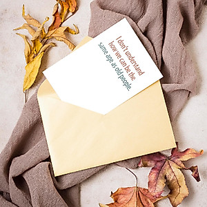 Modern Wit Funny Birthday Card - Husband Wife Greeting Gift Card With Envelope For Men And Women, Blank Inside, Made In USA, 4.25 X 5.5 inches (How People Can Be ...)