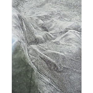 Big Z Fabric Crush Flocking Upholstery Velour Velvet Fabric by The Yard DIY Upholstery Furniture Drapery Clothing (Burgundy)