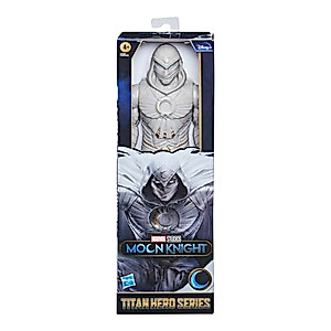 Marvel Studios’ Titan Hero Series Moon Knight Toy, 12-Inch-Scale Action Figure, Toys for Kids Ages 4 and Up