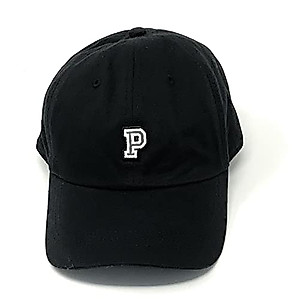 Victoria's Secret Pink Baseball Hat, Black/White P Applique, One-Size