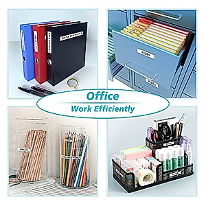 Label Tape Replacement for Brother - 2 Pack P Touch Label Tape Compatible with Brother TZe-231 TZ-231 Laminated, Black on White 12mm 0.47", for PT-D200 PT-D210 PT-D400 PT-H100 PT-1230PC Label Makers