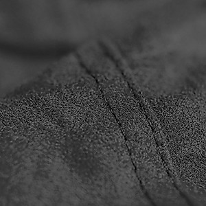 Chill Sack Bean Bags Large Bean Bag, 7-Feet, Charcoal Micro Suede