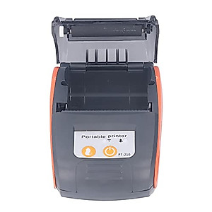 Brilluxa POS Printer Thermal Receipt Printer Bluetooth Mini Bill Printer Compatible Pocket Ticket Printing Machine for Android 58mm (Without Case)