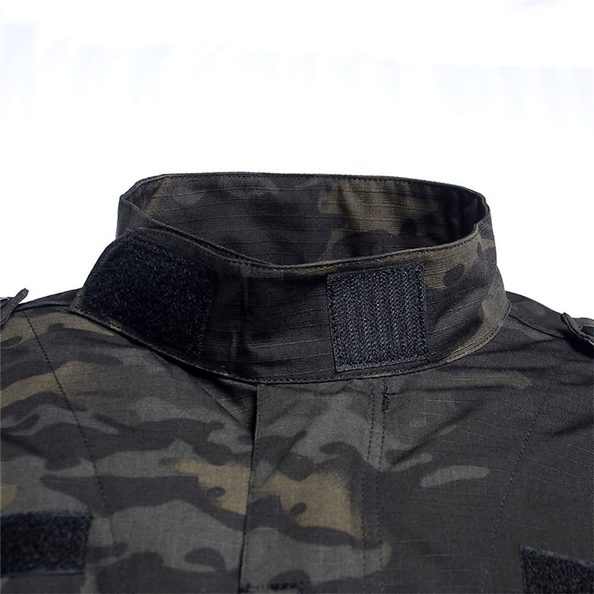 Men's Tactical Suit Army Uniform Camouflage SpeciaLces Soldier Training Combat Uniform Jacket And Pants Ruin Gray XS