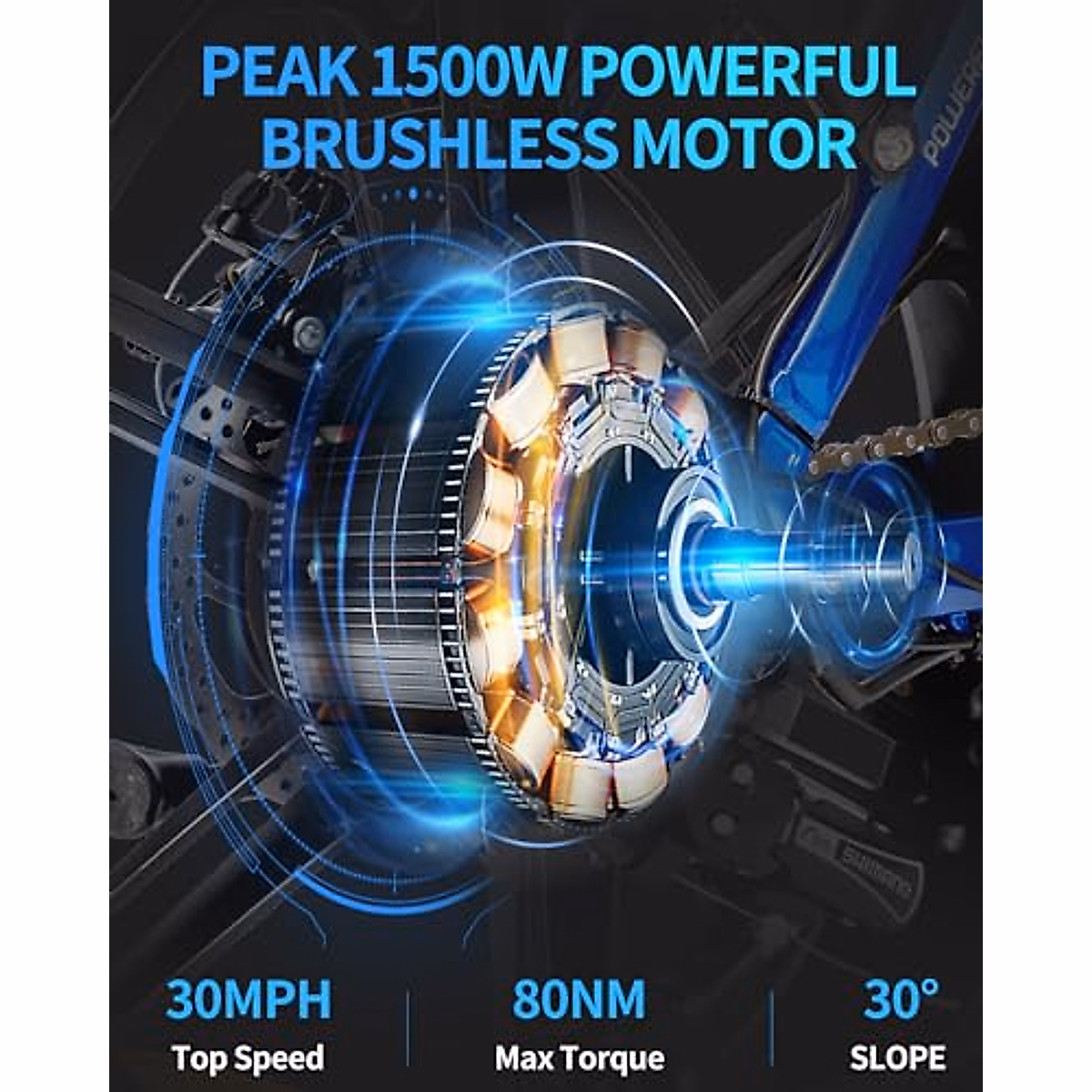 Folding Electric Bike for Adults, 1000W Folding Ebike with 48V 15AH Removable Battery, 20" Commuter Cruiser Bike 30MPH & 50 Mile Step-Thru City Bicycle w/Bag