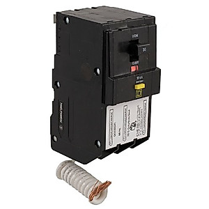 SCHNEIDER ELECTRIC Miniature Circuit Breaker 120/240-Volt 50-Amp QO350GFI One-1 Four Inch Longwave Ir Window