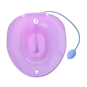 Hisocute Portable Bidets Reusable Postpartum Care Basin Sitting Soaking Bidet Over The Toilet For Cleanse And Postpartum Care For Men Women, Purple
