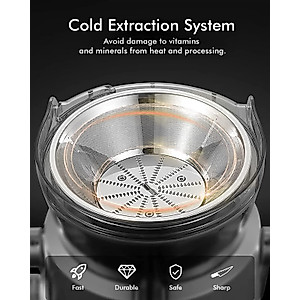 Juicer Machines, SiFENE 3" Big Mouth Centrifugal Juicer Extractor for Fruits & Vegetables (Gray)