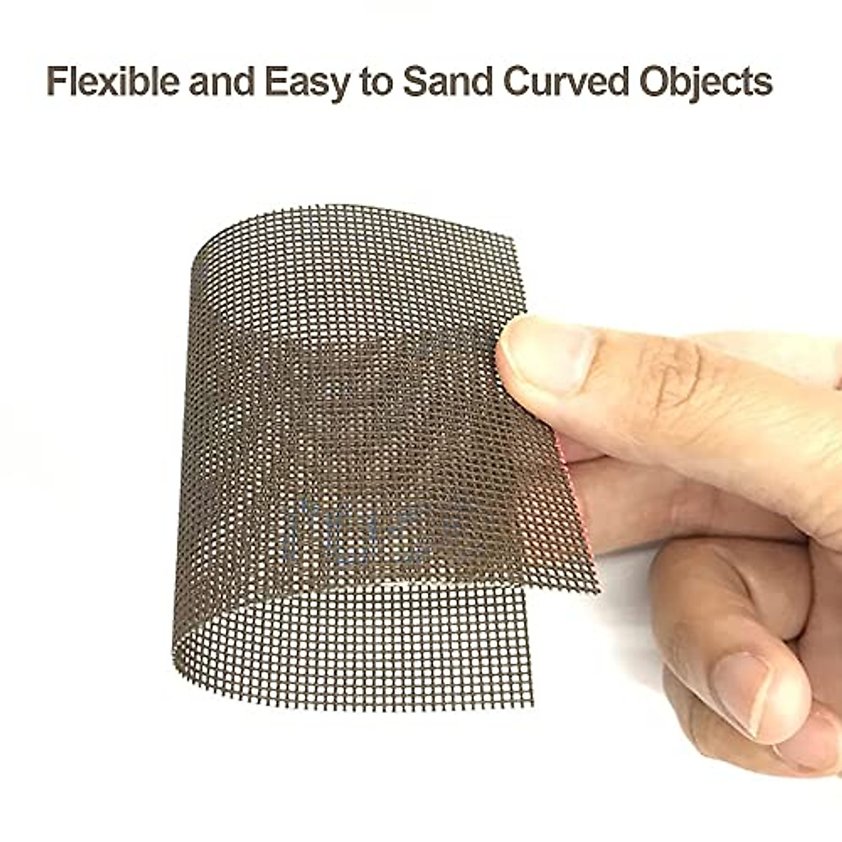 O'SKOOL Mesh Sanding Sheet 180, 240, 320, 400, and 600 Grit (Provided in a 10 Sheet Pack) Dust Free Mesh Abrasive Sandpaper