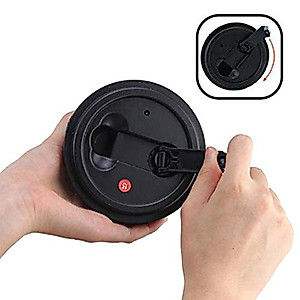 Antique Solar Lantern Lights Outdoor Waterproof Solar Table Lamp Hanging Lighting with 7 LED for Garden Patio Umbrella Lamp Tree Decor Camping Lantern Hurricane Lantern (Black)