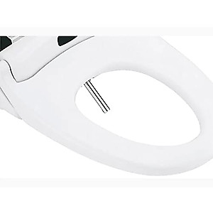 KOHLER BH90-N0 Novita Elongated Electric Bidet Toliet Seat, Heated Bidet Seat for Existing Toilets, Bidet Warm Water with Dryer, White