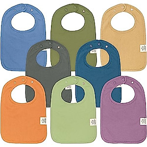 8-Pack Organic Baby Bibs for Boy, Girl - Drool Bibs for Baby Boy, Bibs for Baby Girl, Baby Bibs for Girls, Boys, Baby Boy Bibs, Baby Girl Bibs, Baby Bib, Toddler, Infant Bibs, Cotton Bibs (Cruise)