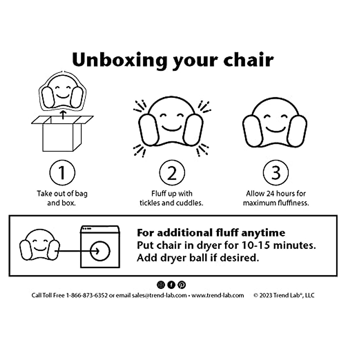 Trend Lab Shark Toddler Chair Plush Character Kids Chair Comfy Furniture Pillow Chair for Boys and Girls, 21 x 19 x 19 inches