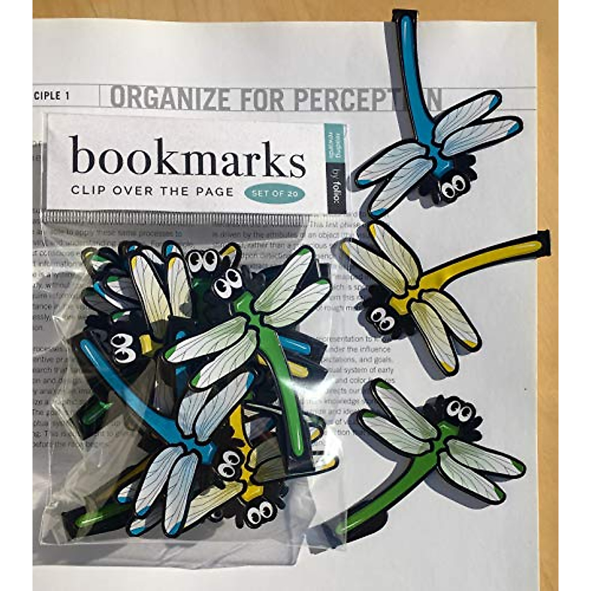 BEE Bookmarks - (Set of 20 Book Markers) Bulk Animal Bookmarks for Students, Kids, Teens, Girls & Boys. Ideal for Reading incentives, Birthday Favors, Reading Awards and Classroom Prizes!
