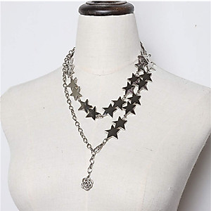 Nanxson Women's Metal Chain Waist Belt Skinny Belt Sweater Jeans Dress Belt (43in,Silver-190)