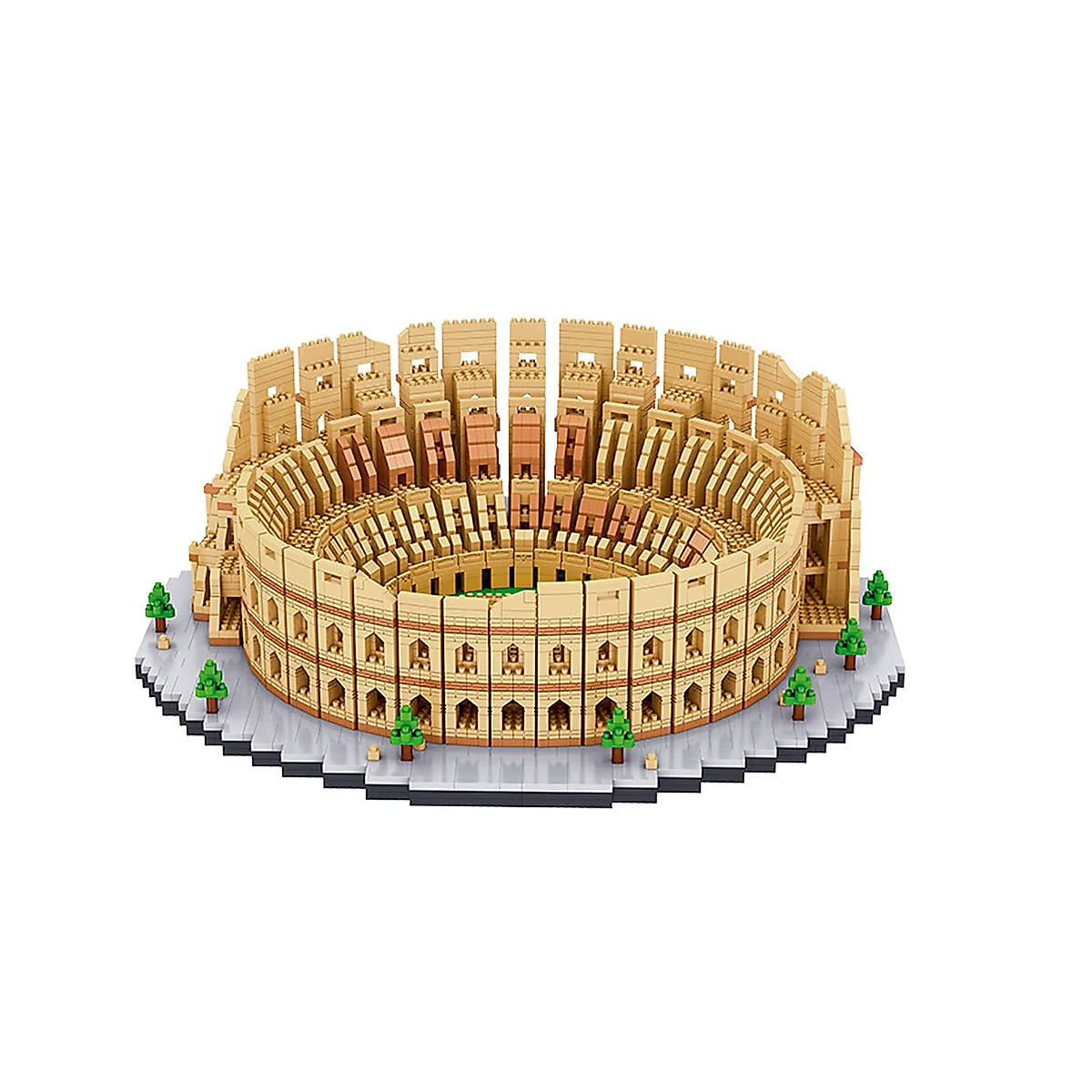 bnwent Building Blocks Toys Colosseum Model (5594 Pieces) The World's Great Architecture Series Collectible Famous Landmarks DIY Gift for Teens and Adults