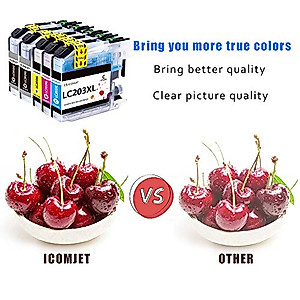 ICOMJET Compatible Ink Cartridge Replacement for Brother LC203 LC203XL Work for Brother J5520DW J460DW MFC-J480DW MFC-J880DW MFC-J485DW MFC-J680DW MFC-J4620DW MFC-J5720DW Printers (10 Pack)