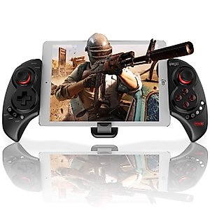 Megadream Wireless Android Game Controller for PUBG Fotnite, Key Mapping Gamepad Joystick for Samsung, HTC, LG, Google Pixel and More, Support 10 inch Tablet