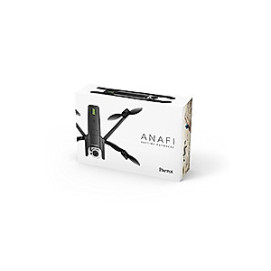 Parrot PF728000 ANAFI Drone, Foldable Quadcopter Drone with 4K HDR Camera, Compact, Silent & Autonomous, Realize your shots with a 180° vertical swivel camera, Dark Grey