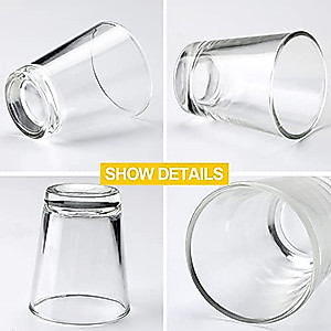 Encheng 2oz Shot Glasses,Liqueue Glasses Spirits Glasses,Cordial Glass Tequila Shooter Glass,Small Alcholo Glass Cups,Shot Cups Whisky Glass Vodka Glass,Mini Drinking Cups 42pack