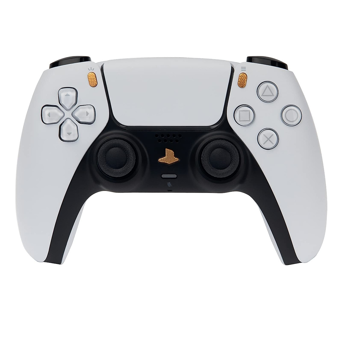 TOMSIN Aluminum Metal Share, Options, Home Buttons Kit for PS5 Controller (Bronze)