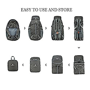 NEEKFOX 30L Hiking Backpack Foldable Lightweight Packable Sports Travel Daypack