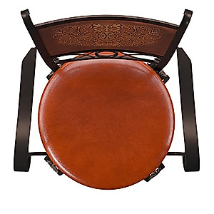 Powell Company Big and Tall Copper Stamped Back Barstool with Arms Bar Stool, Bronze