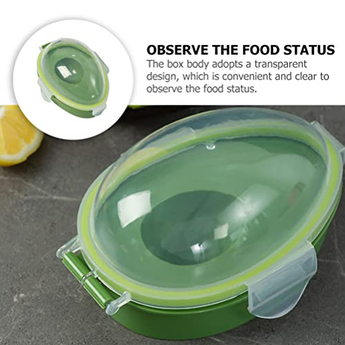 DOITOOL Avocado Keeper Reusable Avocado Storage Container individual Avocado Saver Avocado Holder Organizer for Refrigerator Fridge to Keep Avocado Fresh