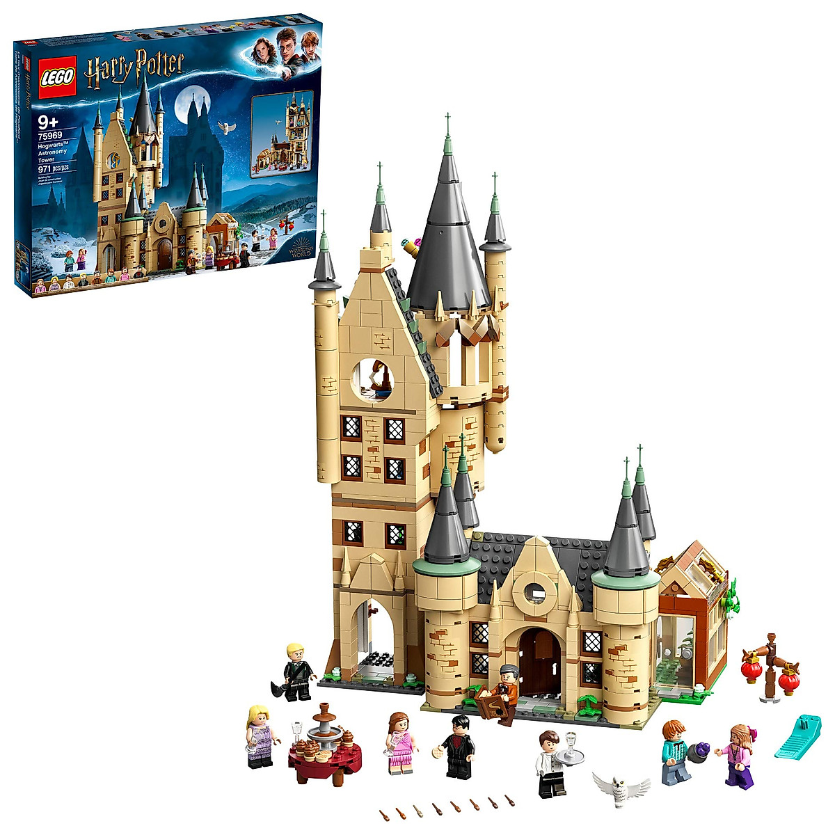 LEGO Harry Potter Hogwarts Astronomy Tower 75969 Building Toy Set for Kids, Boys, and Girls Ages 9+ (971 Pieces)