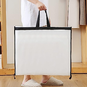 WSNIJFU Dress Garment Bag with Zip 1PC Foldable Waterproof Dustproof Wedding Evening Dress Covers Protector Bag for Wardrobe Storage and Travel (24x71 inch)