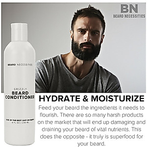 Beard Necessities Conditioner & Softener for All Facial Hair - Enriched with Aloe Vera & Argan Oil To Help Soften & Moisturize. Best Product For Mens Grooming Kit. Soften Your Beard Today!