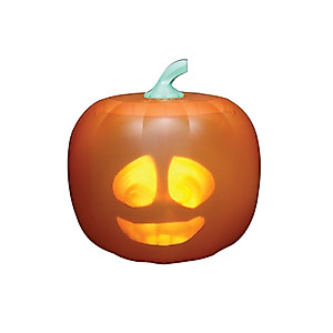 Mindscope Jabberin Jack Talking Animated Pumpkin with Built in Projector & Speaker Plug'n Play