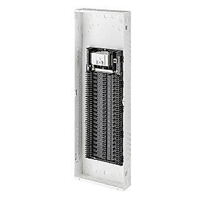 Leviton LP420-MB 42 Space, 42 Circuit Indoor Load Center with 200 Amp Main Circuit Breaker, White
