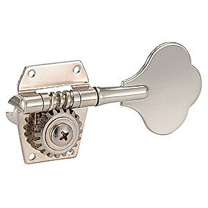 Golden Gate B-107 Vintage Electric Bass Guitar Tuners - Set of 4 - Nickel