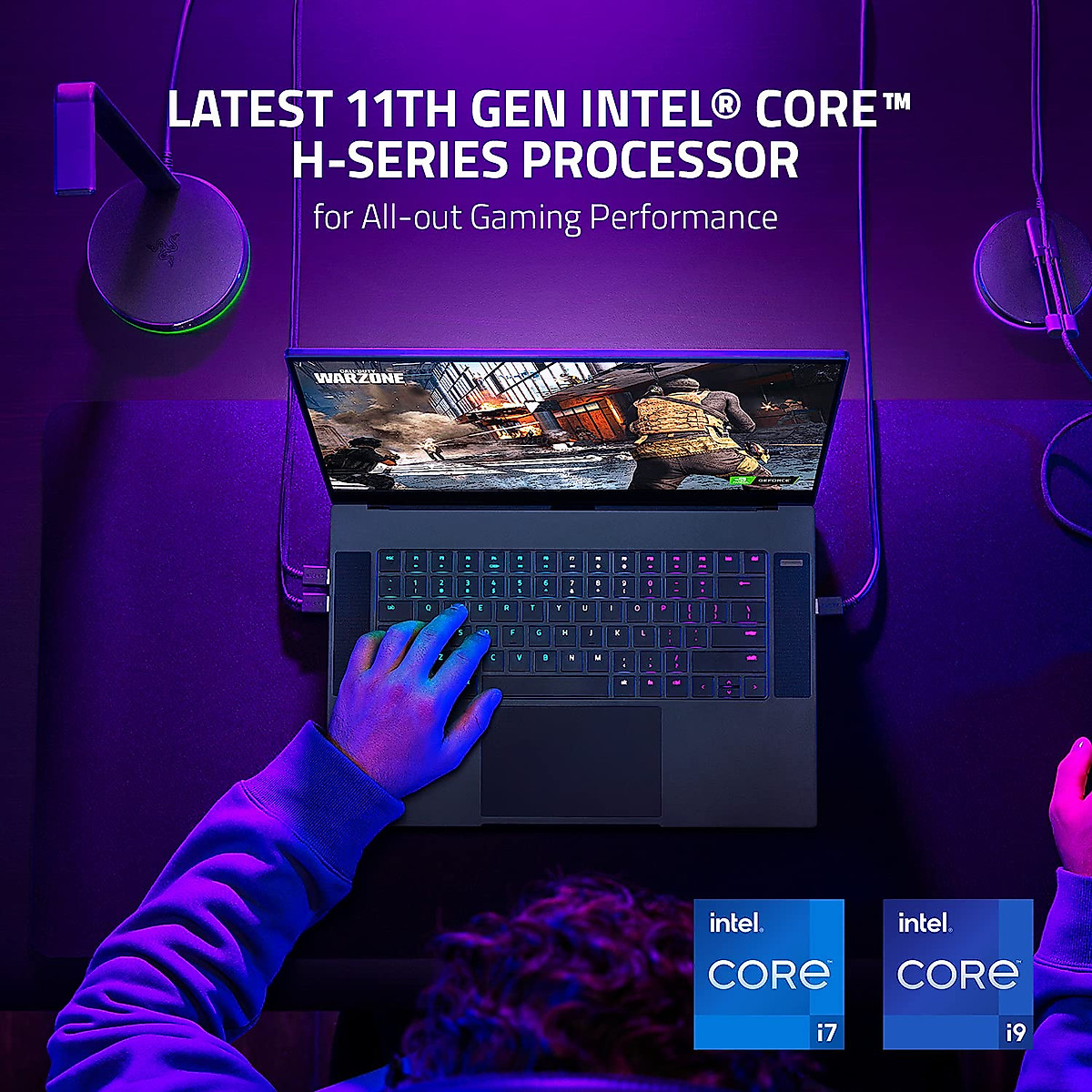 Razer Blade 15 Gaming Laptop: NVIDIA GeForce RTX 3070-11th Gen Intel 8-Core i7 CPU - 15.6” QHD 165Hz - 16GB RAM - 1TB SSD - CNC Aluminum - Chroma RGB - THX Spatial Audio - Thunderbolt 3