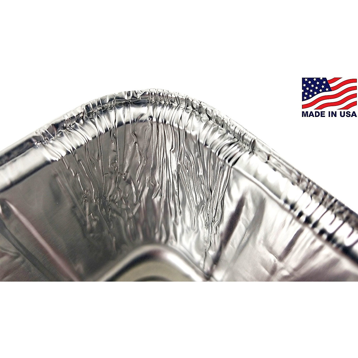 PACTOGO Loaf Pans - Disposable Aluminum Foil 1 1/2 lb. Bread Tins 8.5" X 4.5" X 2.3" (Pack of 500)